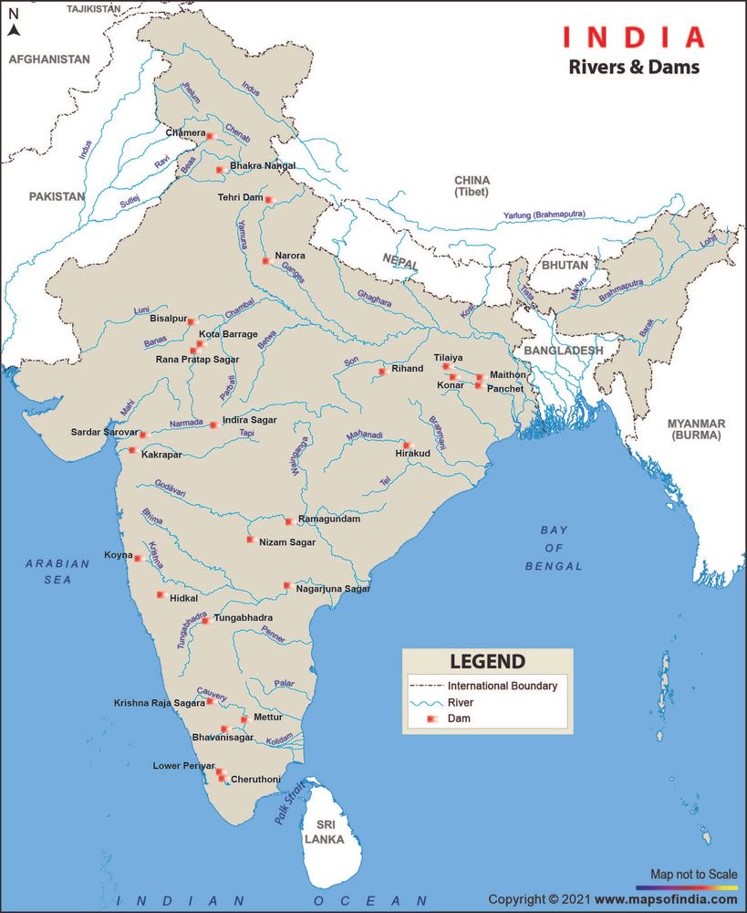 List of Major Dams of India for UPSC: Oldest, Longest & Highest Dams in ...