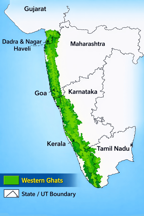 Western Ghats of India: UPSC Notes
