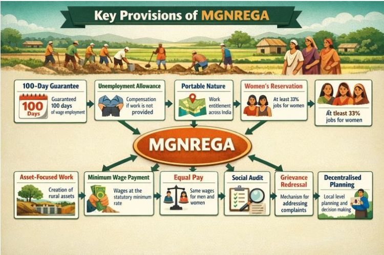 MGNREGA Vs VB-G RAM G [UPSC 2025]