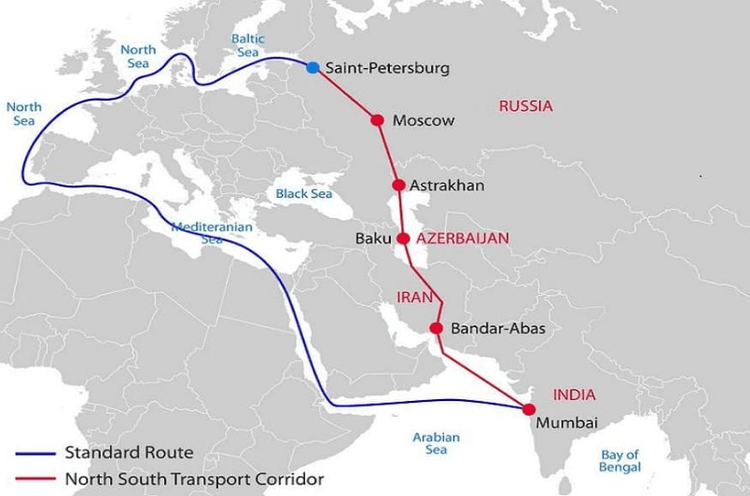 International North-South Transport Corridor (INSTC) - UPSC Notes